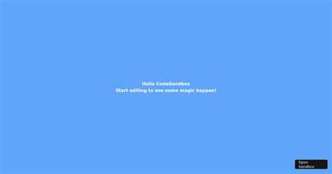 react typescript codesandbox
