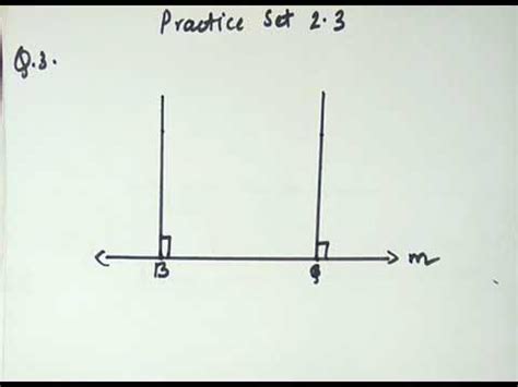 To Draw A Parallel Line To A Given Line At A Given Distance Youtube