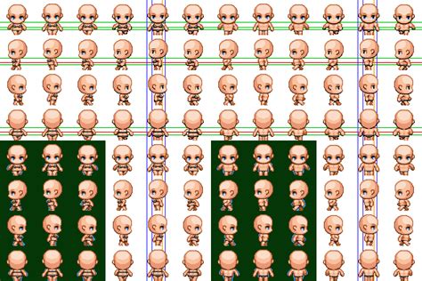 Male Rpg Maker Mv Sprite Template
