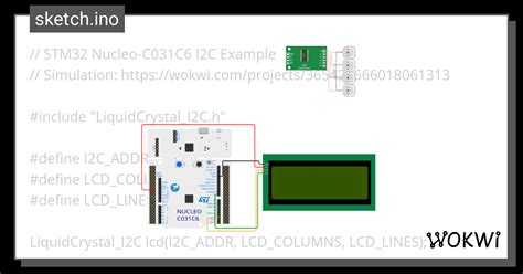 St Nucleo Lcd I C Copyok Wokwi Esp Stm Arduino Simulator