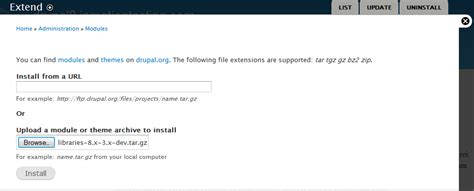 How To Install Modules In Drupal InMotion Hosting