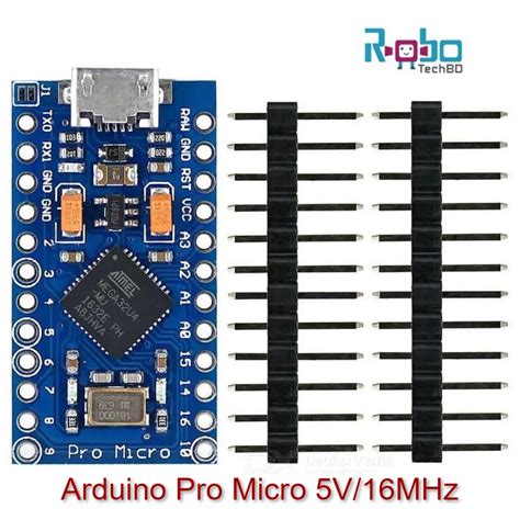 Arduino Pro Micro 3 3V 5V 16MHz Robotech BD