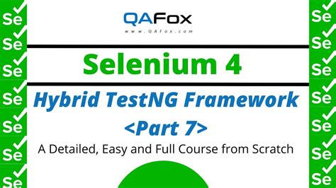 selenium 4 hybrid testng framework integrating extent reports and taking screenshots part