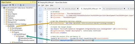 Deploy Ssis Packages With Powershell Ispac Deployment Using The Ssis