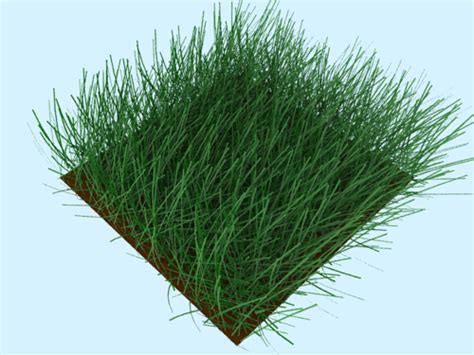 Creating Realistic Grass With Blender 3D And YafaRay For Architecture