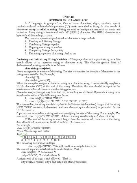 c language pdf string computer science pointer computer programming