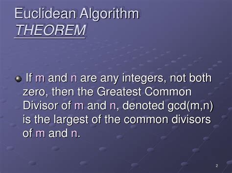 ppt extended euclidean algorithm powerpoint presentation free download id 4331659
