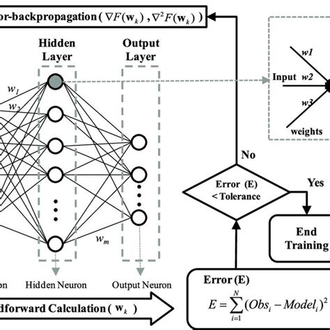 schematic diagram of backpropagation training algorithm and typical download scientific diagram