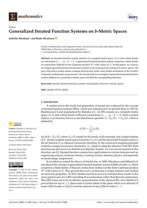pdf generalized iterated function systems on b metric spaces