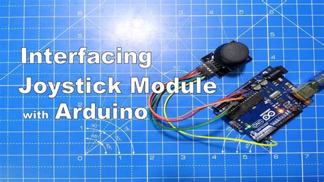 how to connect and use an analog joystick with an arduino youtube