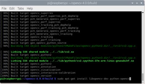 How To Install Opencv Using Cmake In Raspberry Pi Matha Electronics