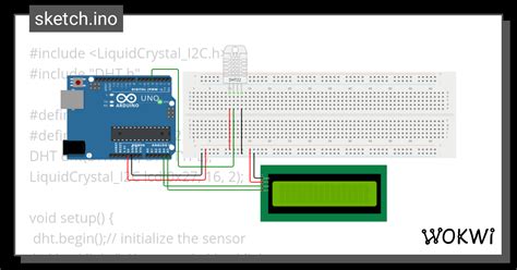 Temperature Sensor Ino Wokwi ESP32 STM32 Arduino Simulator