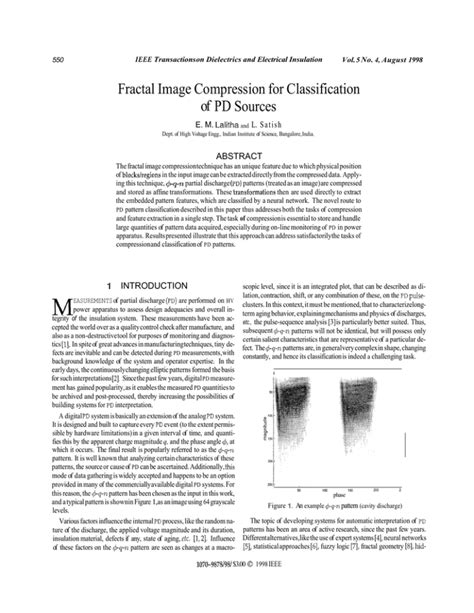 pd fractal image compression for classification of sources