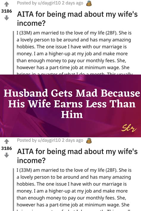 Husband Gets Mad Because His Wife Earns Less Than Him Artofit