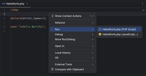 Run Applications PhpStorm Documentation