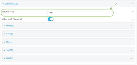 Set The Idle Timeout For IX30 Users