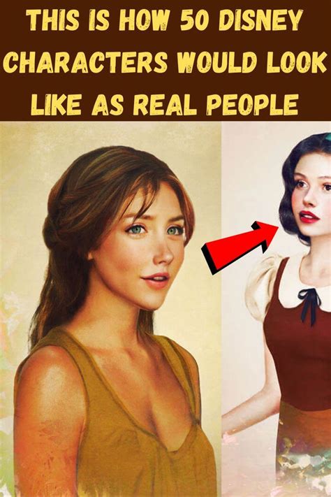 This Is How 50 Disney Characters Would Look Like As Real People Disney Characters Disney