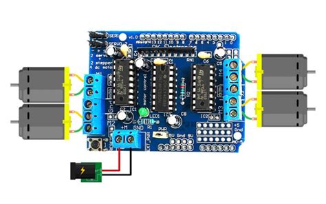 Motor Shield L293D Ponte H No Controle De Motores Blog Usinainfo