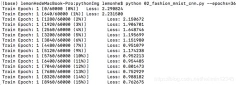 pytorch进行fashion mnist数据集分类 fashionmnist csdn博客