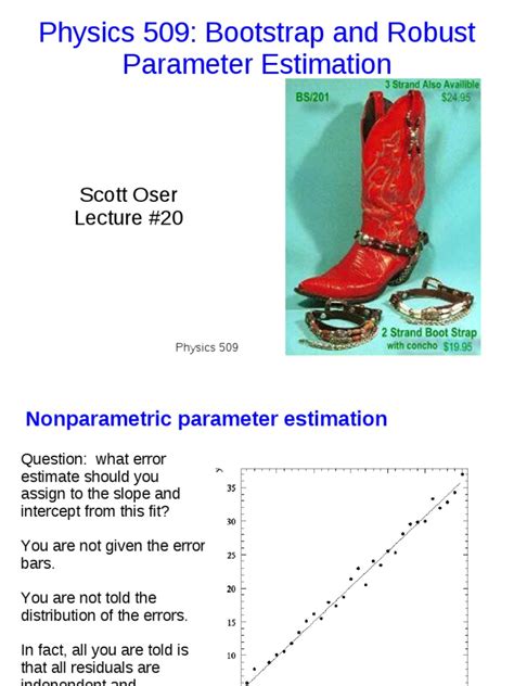 physics 509 bootstrap and robust parameter estimation scott oser lecture 20 pdf