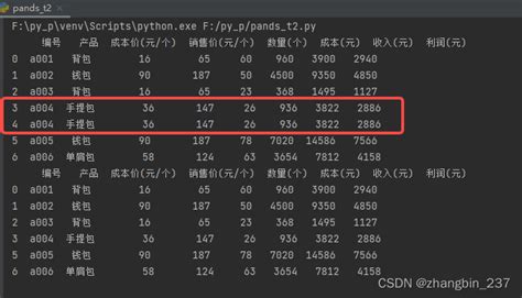 【python】pandas对于数据的处理——插入、删除、空值重复值处理等 pandas 插入 csdn博客
