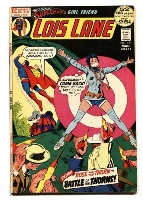 Supermans Girl Friend Lois Lane 120 Dc Bondage Cover Comic Book Comic Books Bronze Age Dc