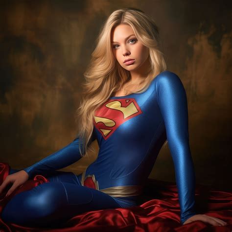 Ai Supergirl Lounging By Bradbarry2 On Deviantart