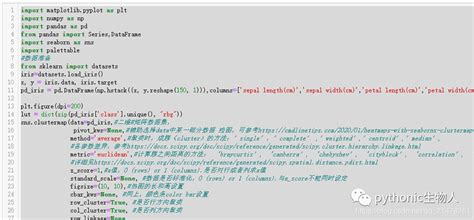 python dendrogram python可视化matplotlibandseborn15聚类热图clustermap csdn博客