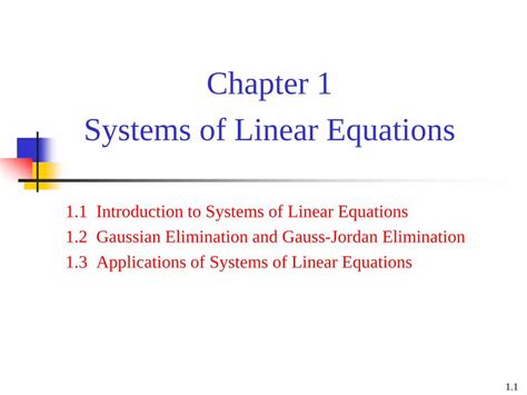 pdf lecture1 systems of linear equations dokumen tips