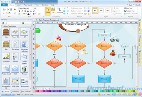 Edraw Flowchart 7 9 Phần mềm vẽ sơ đồ tiến trình chuyên nghiệp