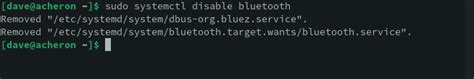 How To Disable Bluetooth On Arch Linux