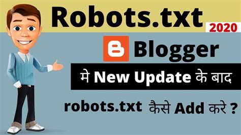 Blogger For Beginners Robots Txt File In Blogger How To Create And