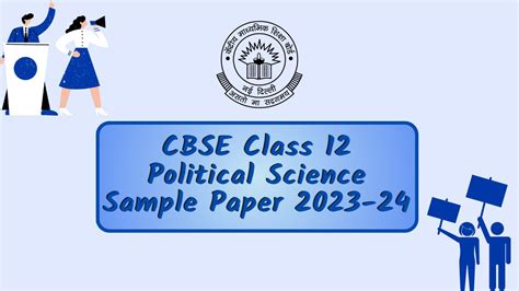 CBSE Class 12 Political Science Sample Paper 2023 24 With Solutions PDF