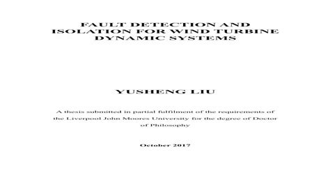 fault detection and isolation for wind turbine … [pdf document]