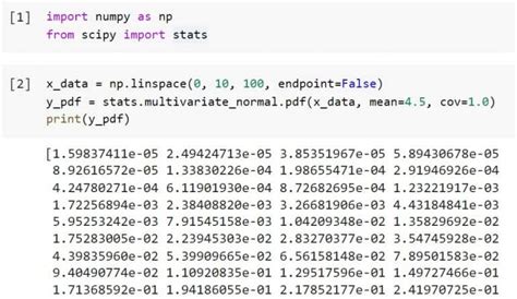 python scipy stats multivariate normal python guides