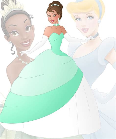Disney Fusion Cinderella And Tiana Disney Disney Princess Art Disney Princesses And Princes