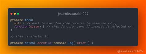 javascript explained learn promises 👇 thread from sumit javascript react sumitsaurabh927