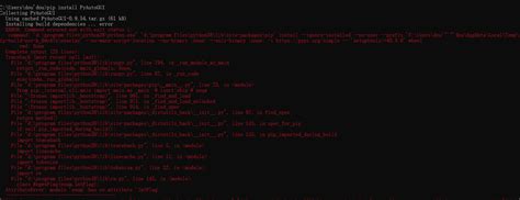 关于python下载pyautogui库报错【error command errored out with exit status 1 】 ly 123 博客园