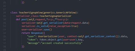 django detail authentication credentials were not provided when i want to signup user