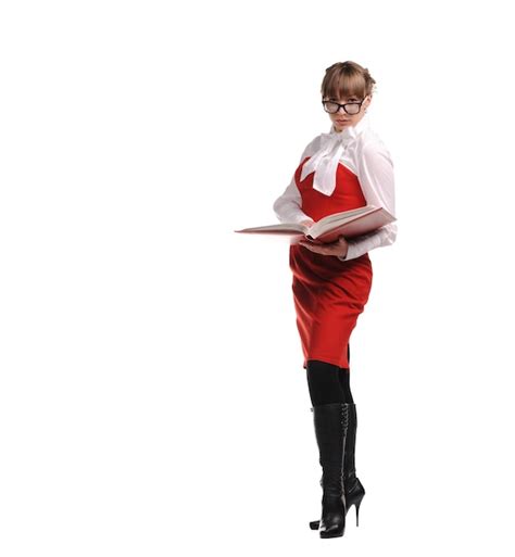 Premium Photo Sexy Teacher In Glasses