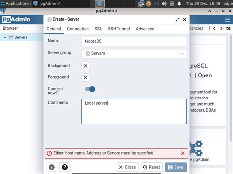 How To Install PgAdmin 4 On Fedora 35 R00t4bl3