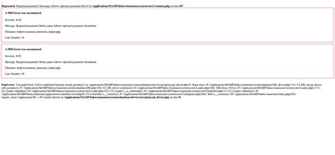 php when am running a codeigniter project in local host it shows error stack overflow