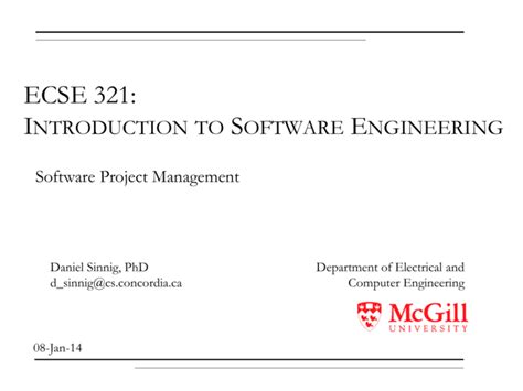ecse 321 introduction to software engineering