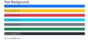 Bootstrap Change The Text Background Color On A Web Page Studyopedia