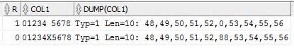 Sql Oracle Regular Expression For Null Character Stack Overflow