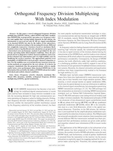 pdf orthogonal frequency division multiplexing with index modulation dokumen tips