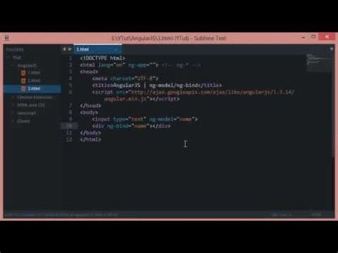 AngularJS Tutorial 3 Ng Model And Ng Bind Directives YouTube