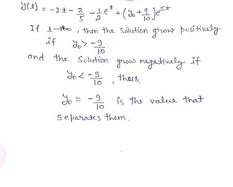 [solved] consider the initial value problem y′−5y 10t 2et y 0 y0 a course hero