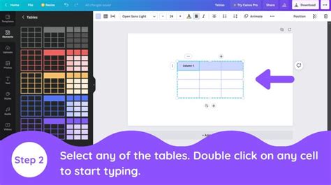 How To Create A Table In Canva Blogging Guide