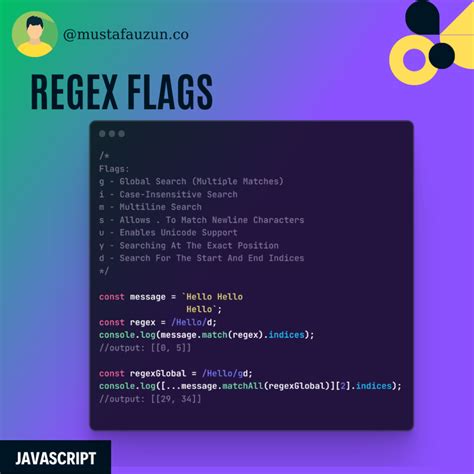 Javascript Regex Flags Mustafa Ateş UZUN Blog